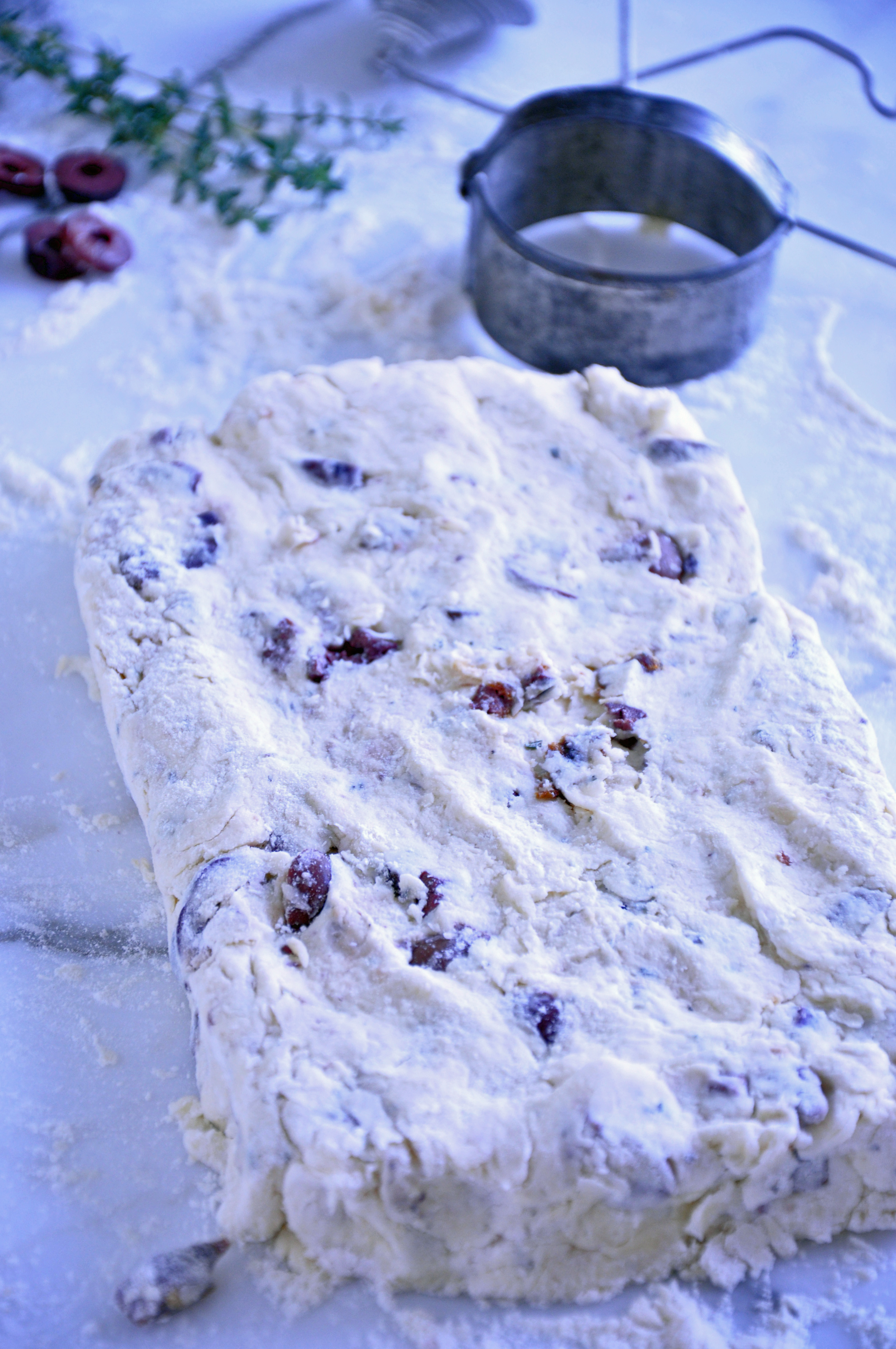 Fig, Olive and Thyme Scone Recipe | Sifting Focus